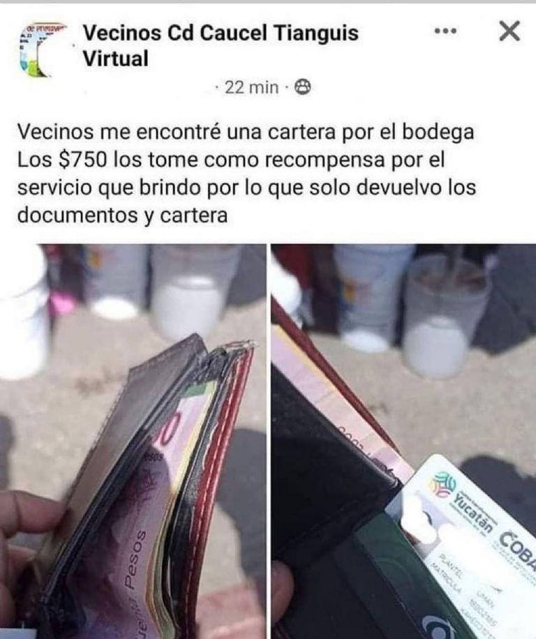Encuentra cartera y busca a su dueño, pero se queda con dinero | Con Acento