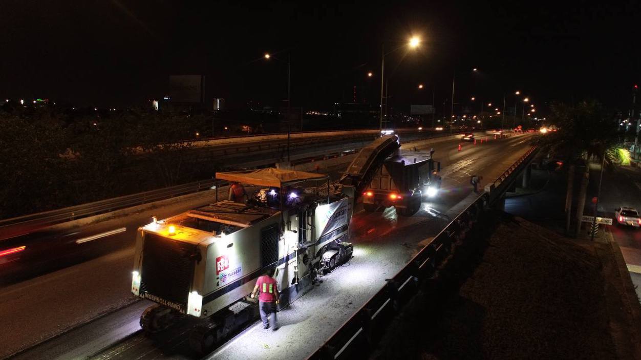Siguen a buen ritmo los trabajos de repavimentación del Anillo ...