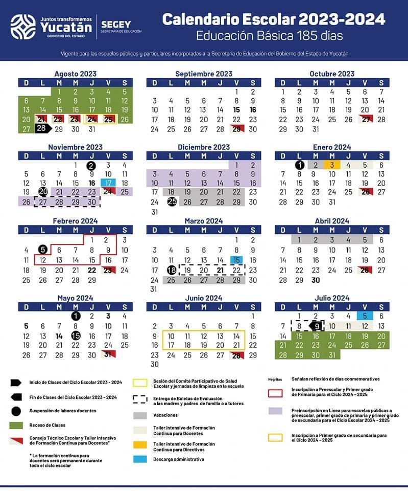 De 185 días el Calendario Escolar para el ciclo 2023-2024 | Con Acento