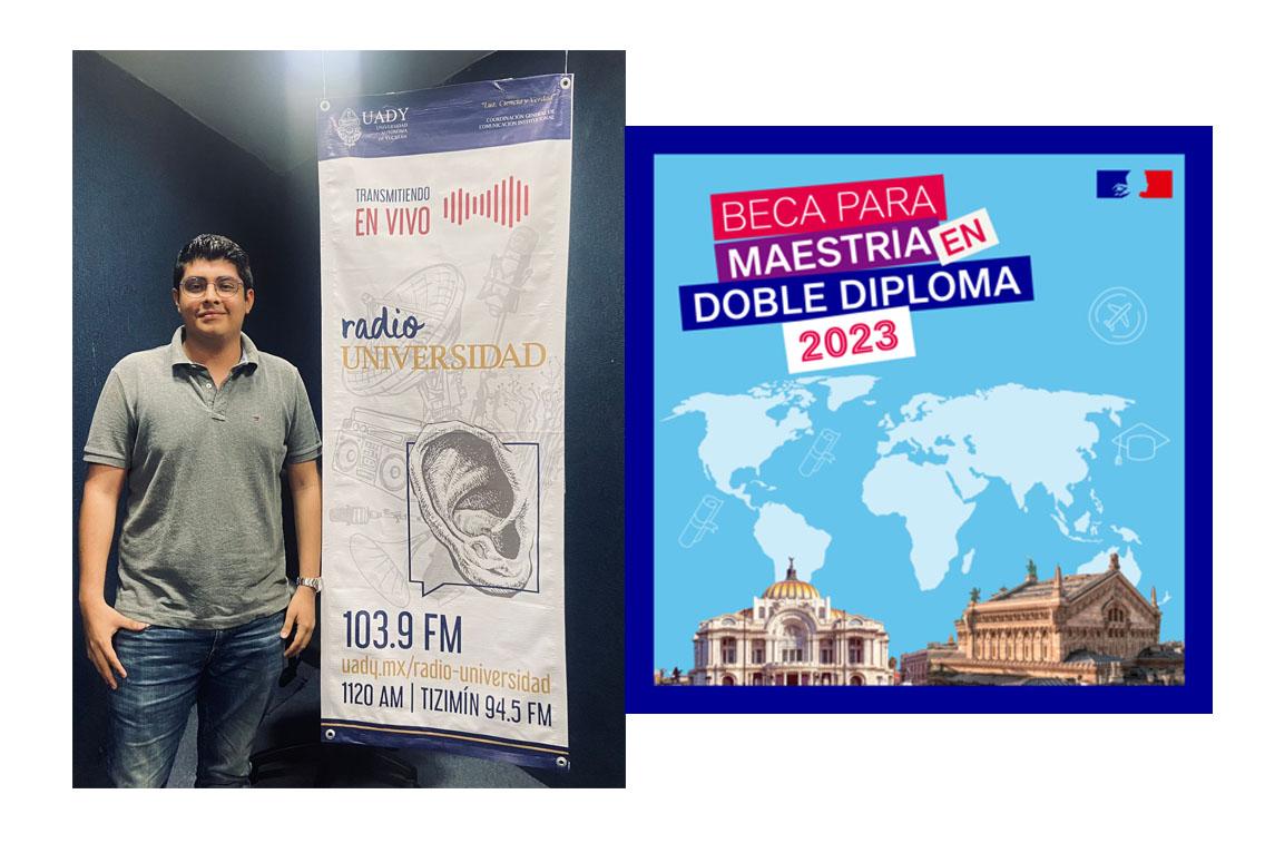 Yucateco logra beca en Universidad de Francia | Con Acento