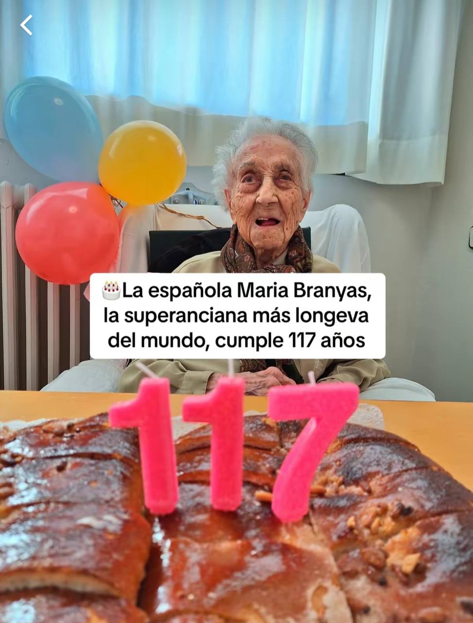 Con 117 años, María Branyas es la mujer más longeva del mundo | Con Acento